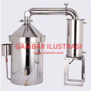 Unit Destilasi Bioetanol 30 liter | Alat SMK