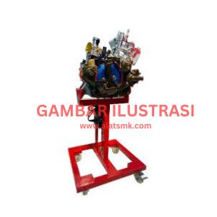 Engine Sepeda Motor 2 Tak On Stand (Non Life) | Alat SMK
